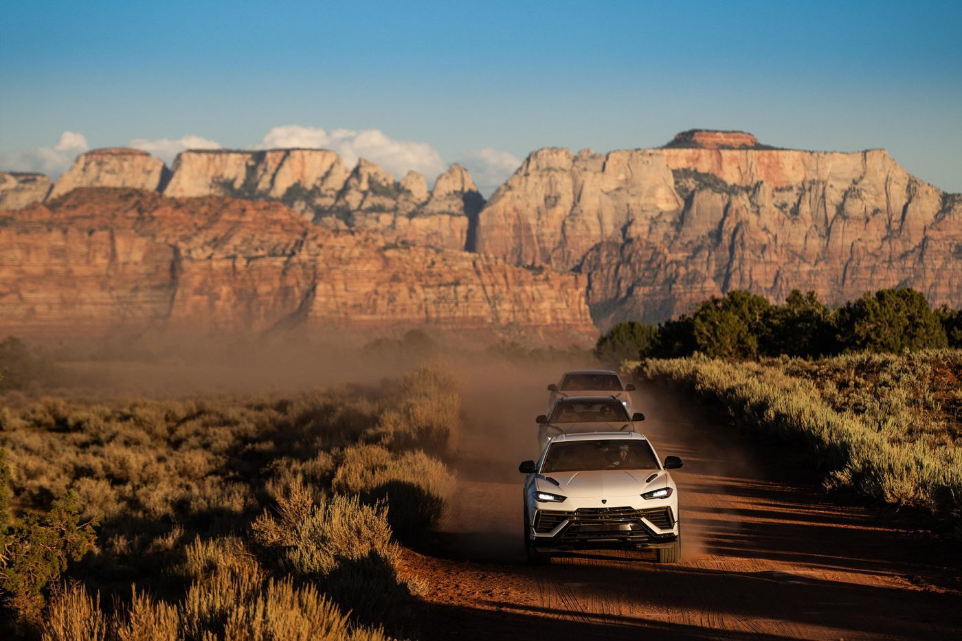 Esperienza Avventura in Zion National Park featuring the Lamborghini Urus S