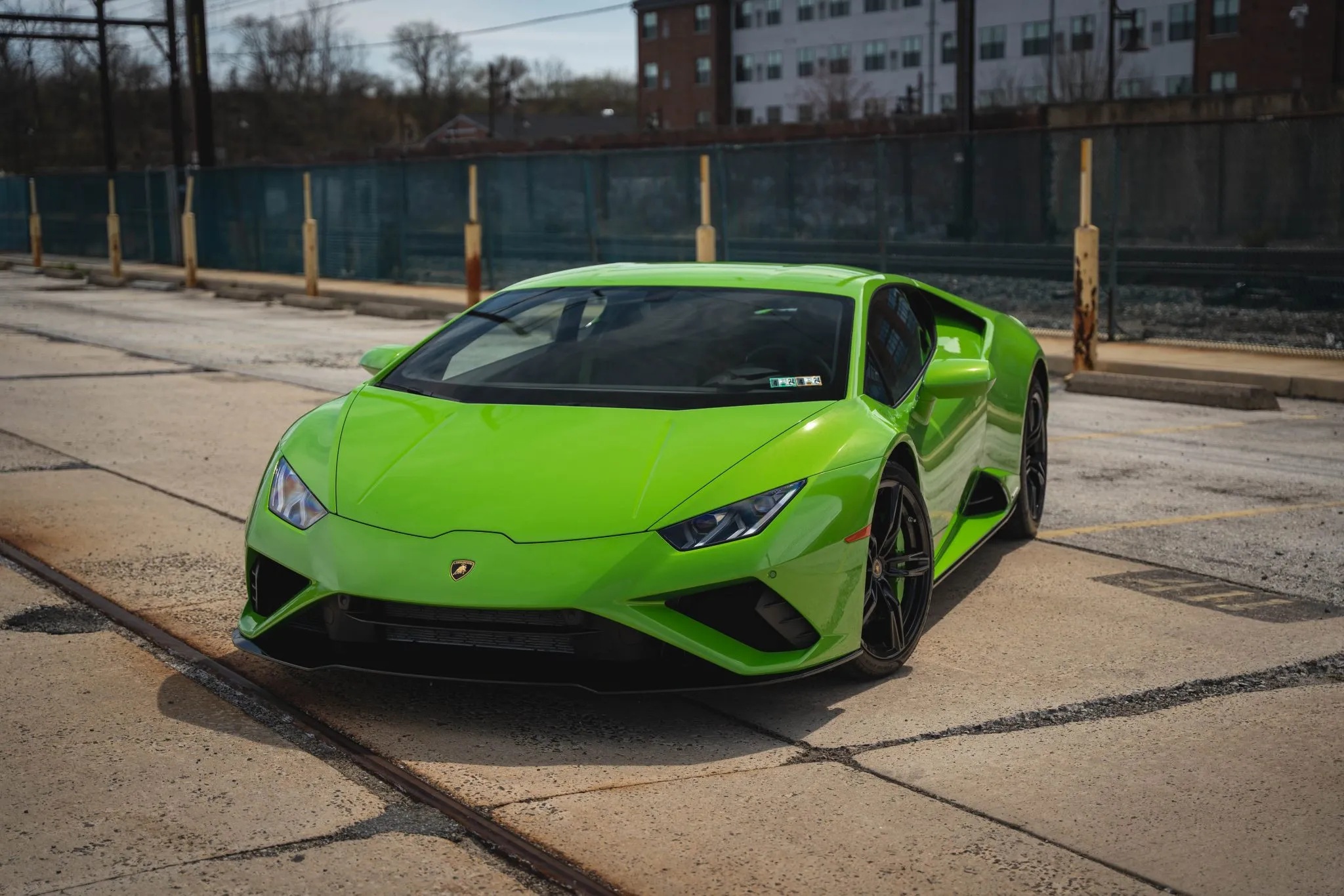 Lamborghini Huracan Neon Green