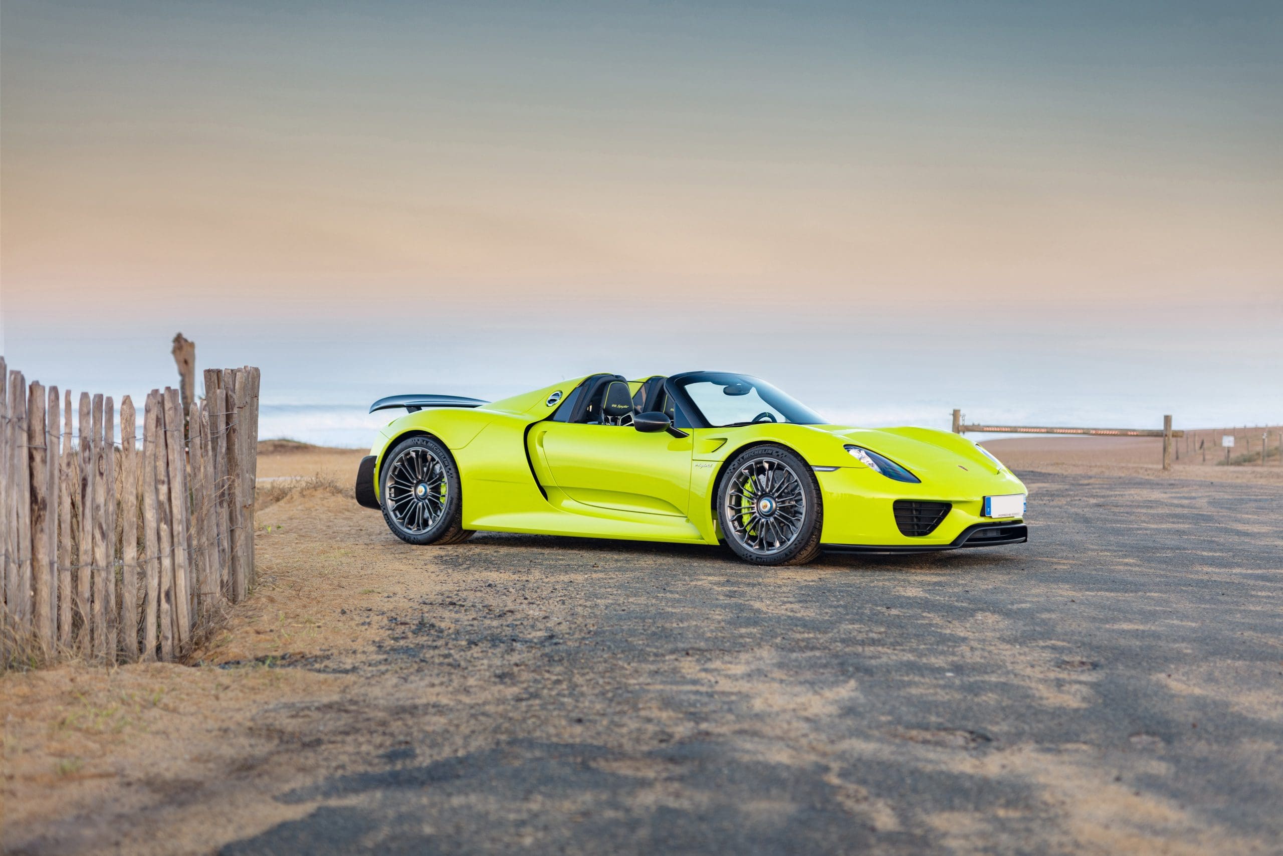 FOR SALE: 2015 Porsche 918 Spyder Weissach with only 475 km