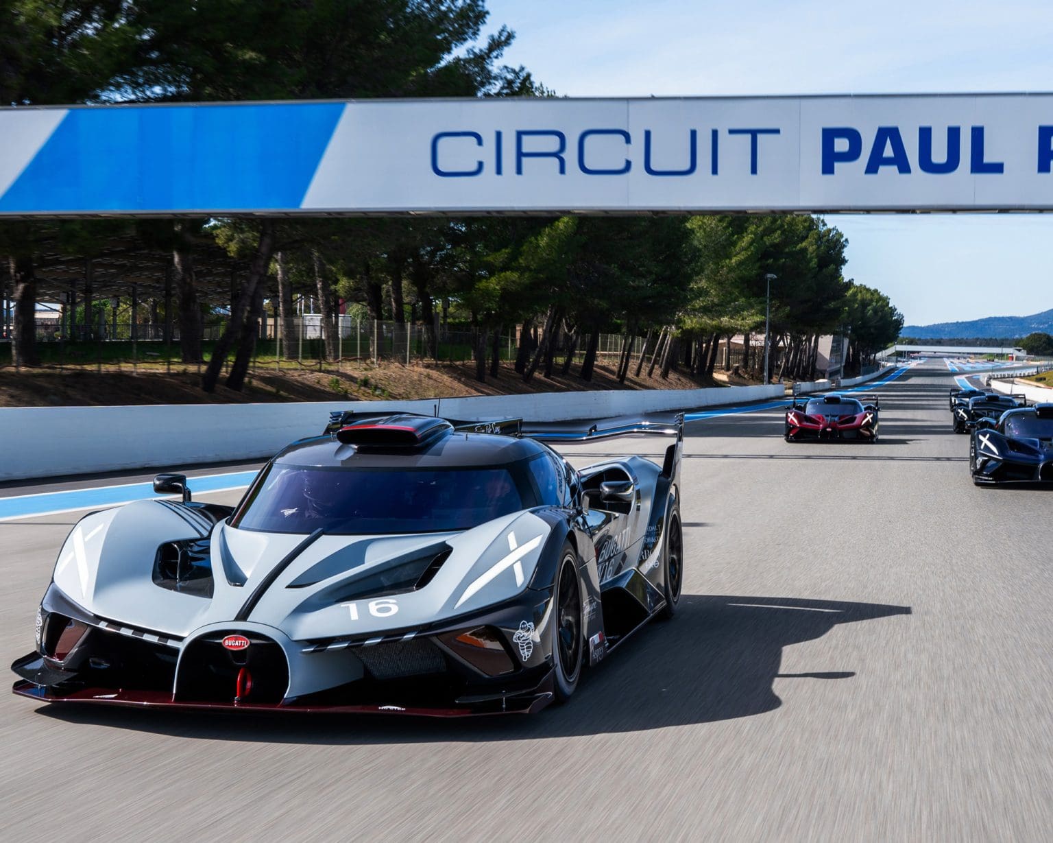 Bugatti Bolides at Circuit Paul Ricard