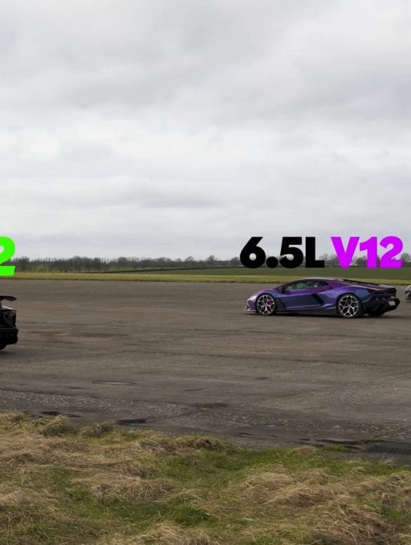 VIDEO: Straight-Piped Supercars Drag Race