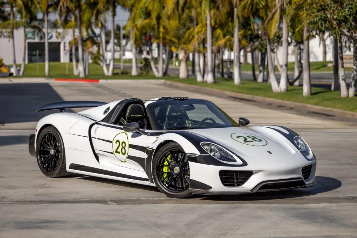 FOR SALE: 2015 Porsche 918 Spyder Weissach Package