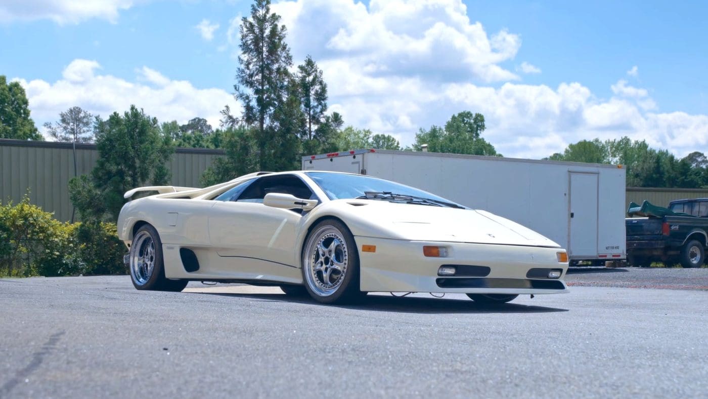 The long-lost Victoria's Secret 1998 Lamborghini Diablo SV