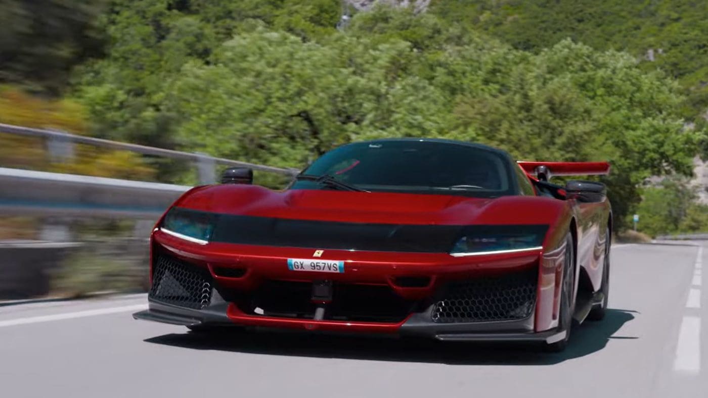 Driving the relentless Ferrari F80