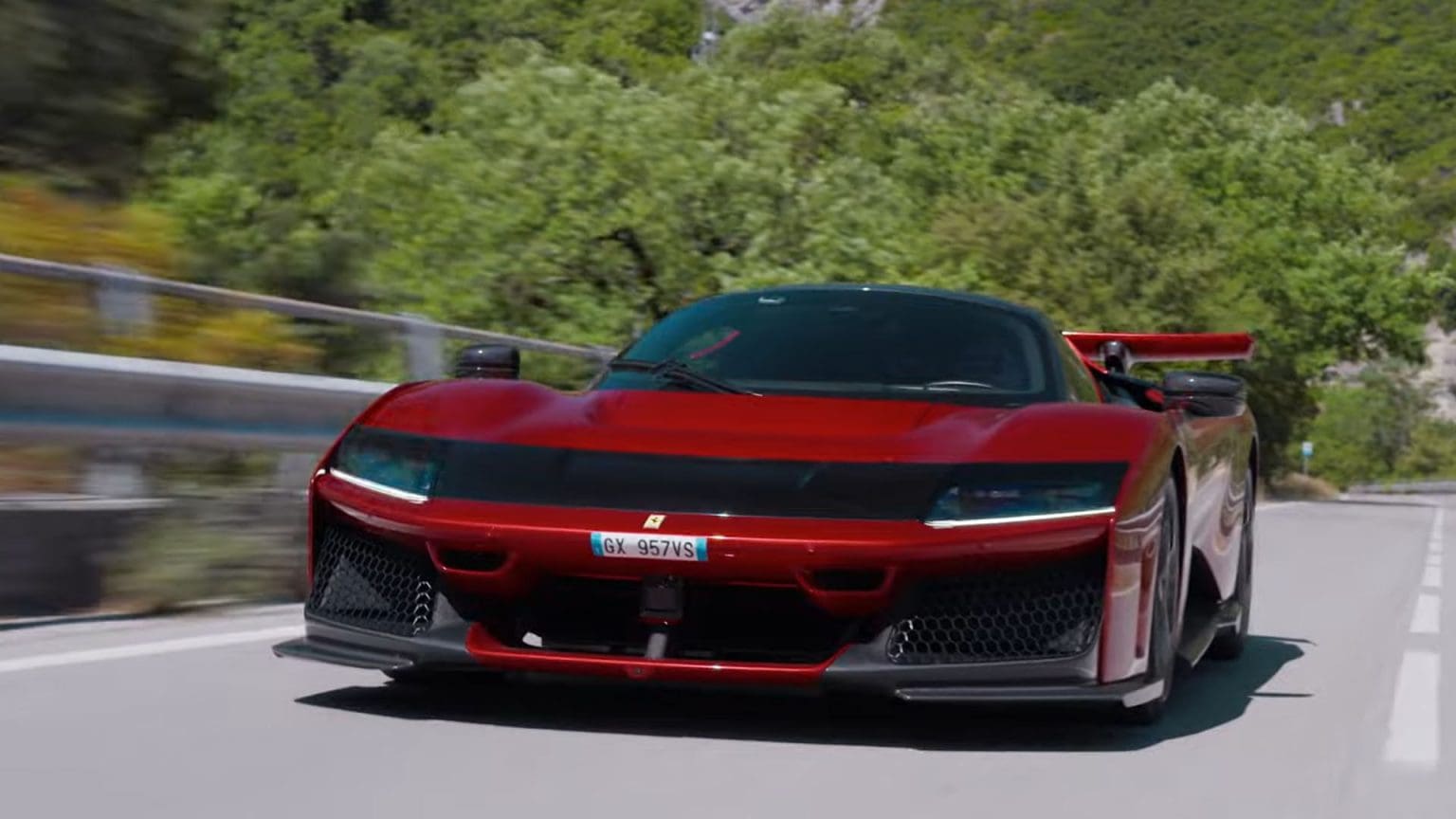 Driving the relentless Ferrari F80