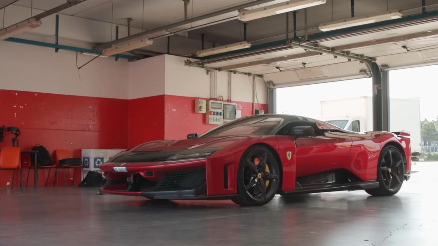 Driving the relentless Ferrari F80
