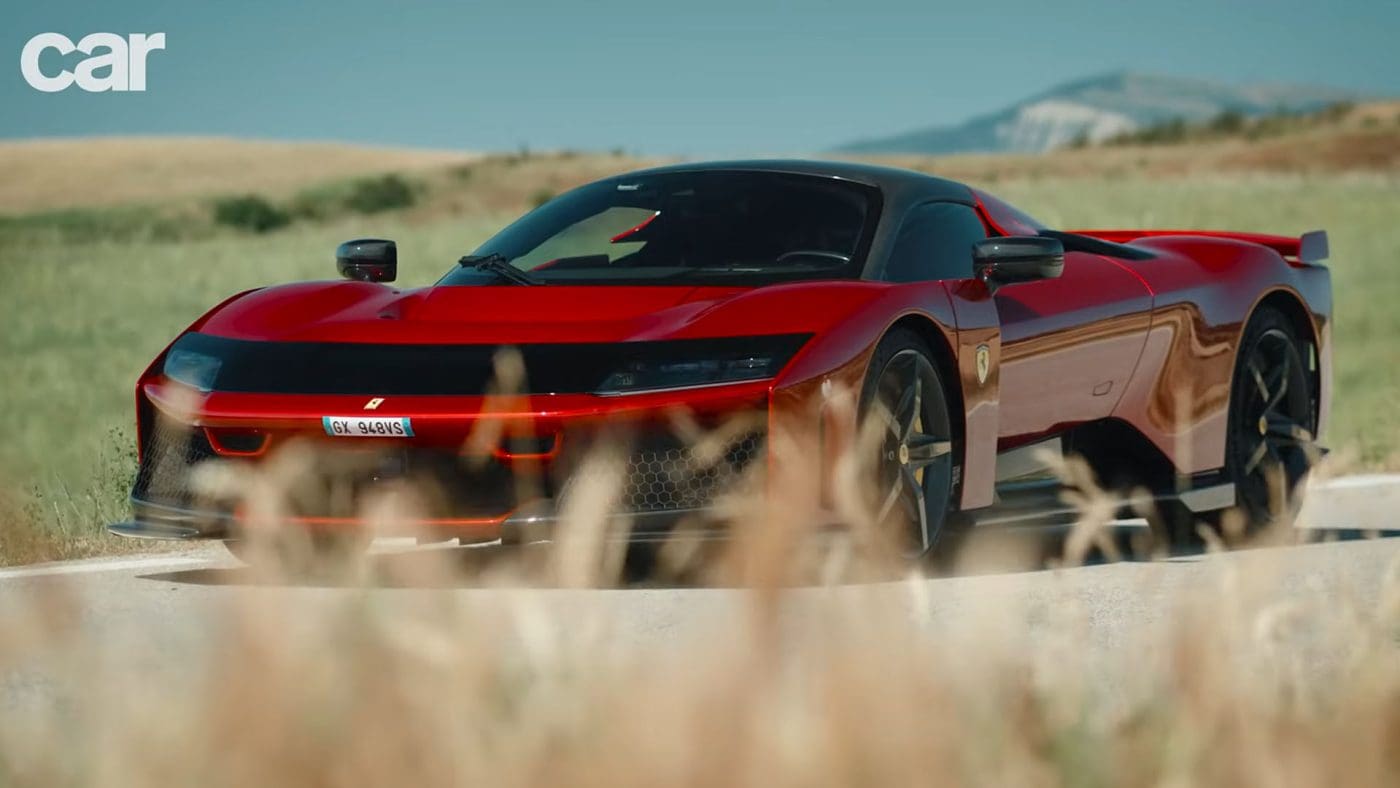 Driving the relentless Ferrari F80