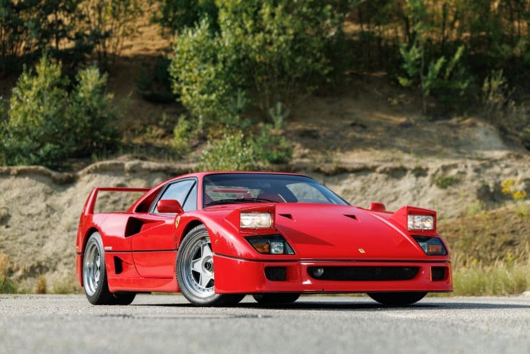 1991 Ferrari F40 Crosses the Block at Bonhams Cars
