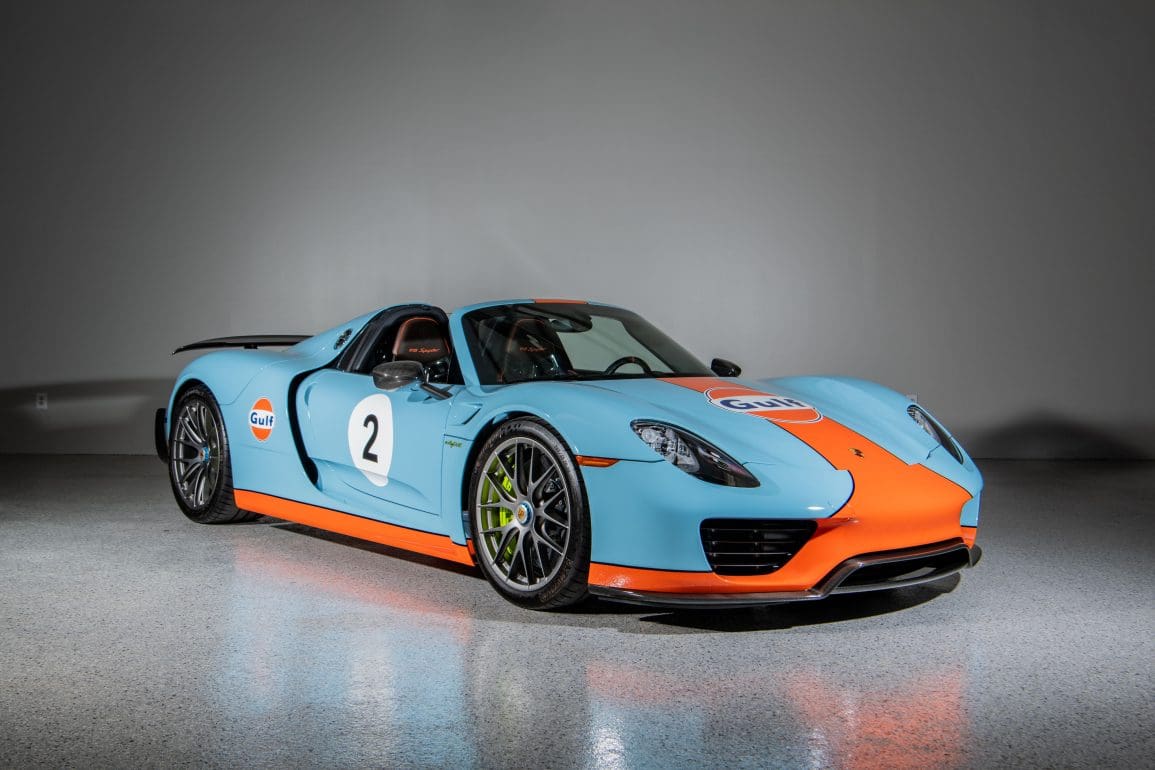 FOR SALE: 2015 Porsche 918 'Weissach' Spyder