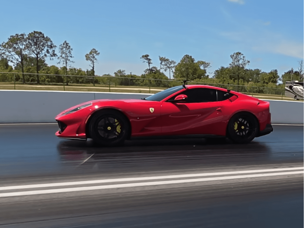 812 Superfast vs 675LT Spider Drag Race!