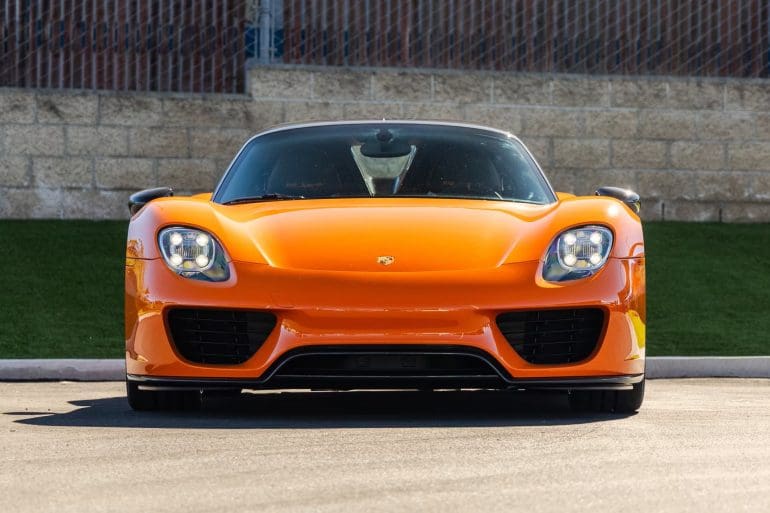 844-Mile Porsche 918 Spyder Weissach Hits the Auction Block