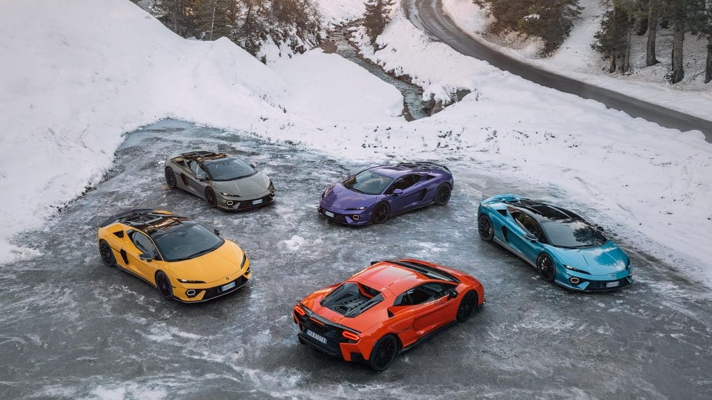 Lamborghini brings #SheDrivesaLambo back to the Alps with the new Temerario