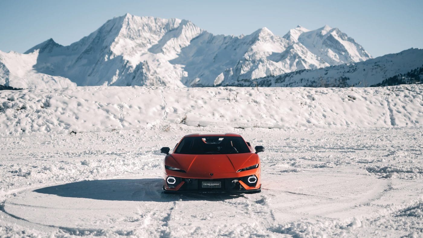 Lamborghini brings #SheDrivesaLambo back to the Alps with the new Temerario