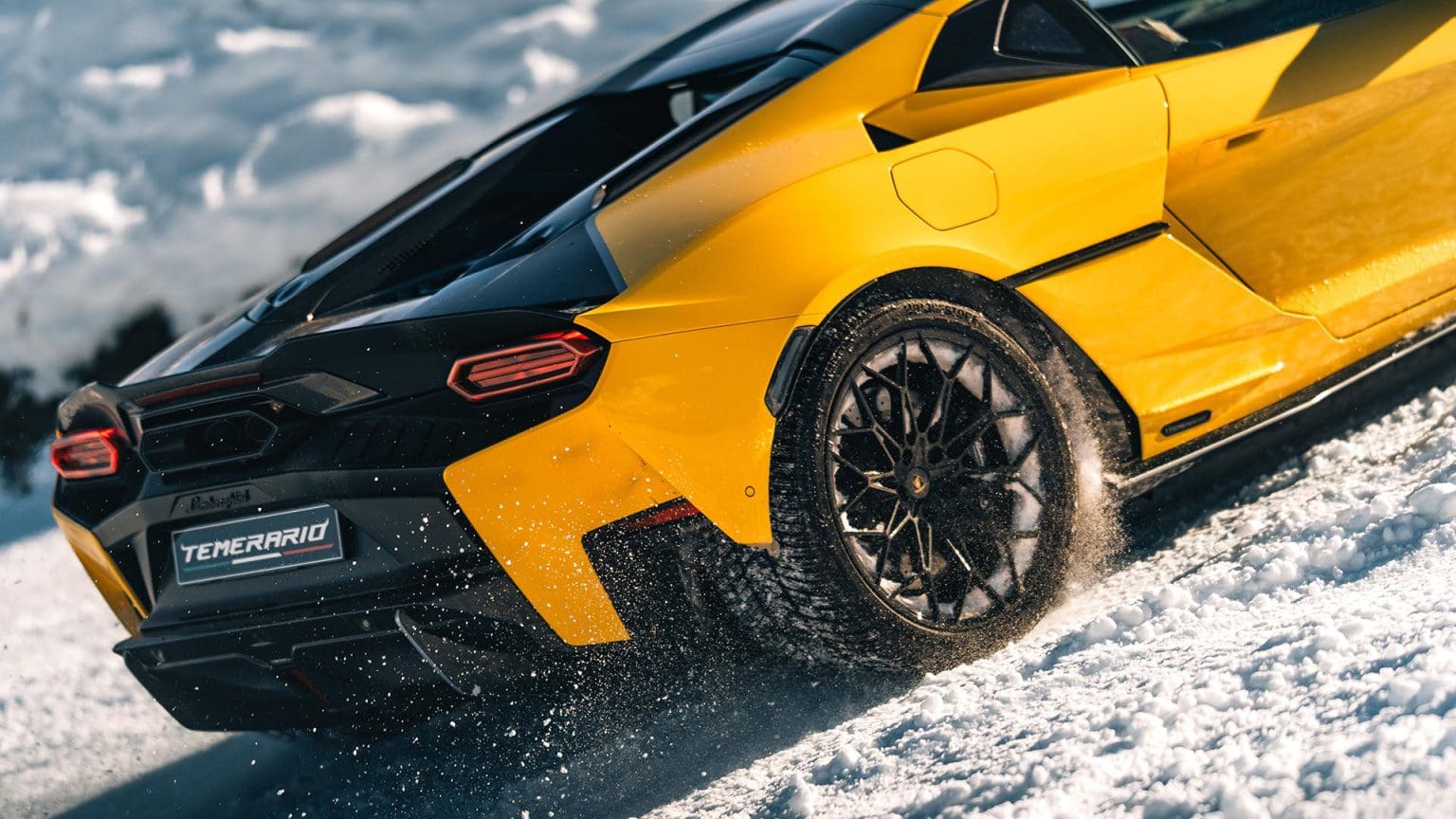 Lamborghini brings #SheDrivesaLambo back to the Alps with the new Temerario