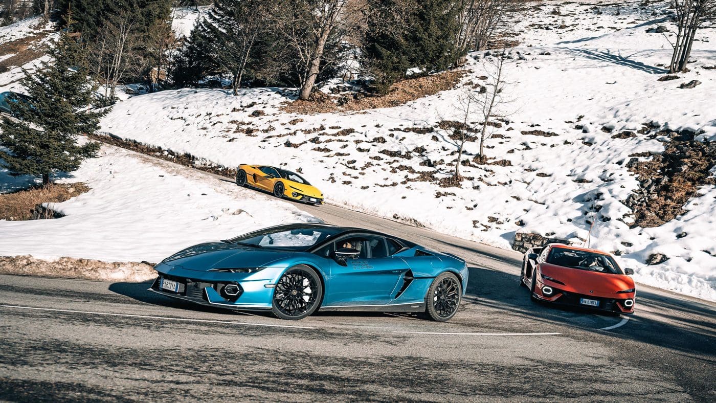 Lamborghini brings #SheDrivesaLambo back to the Alps with the new Temerario