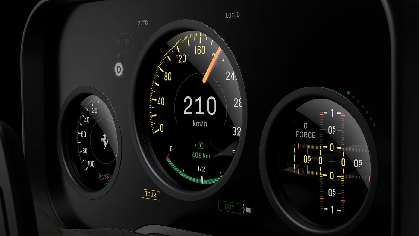 Ferrari reveals the interior design of the “Luce,” their first fully ...