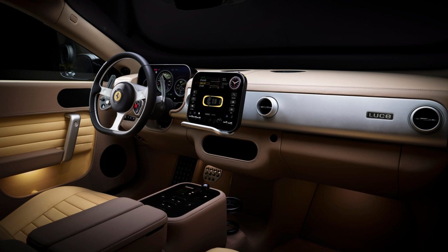 Ferrari Unveils the Luce: The Prancing Horse's First All-Electric Car ...